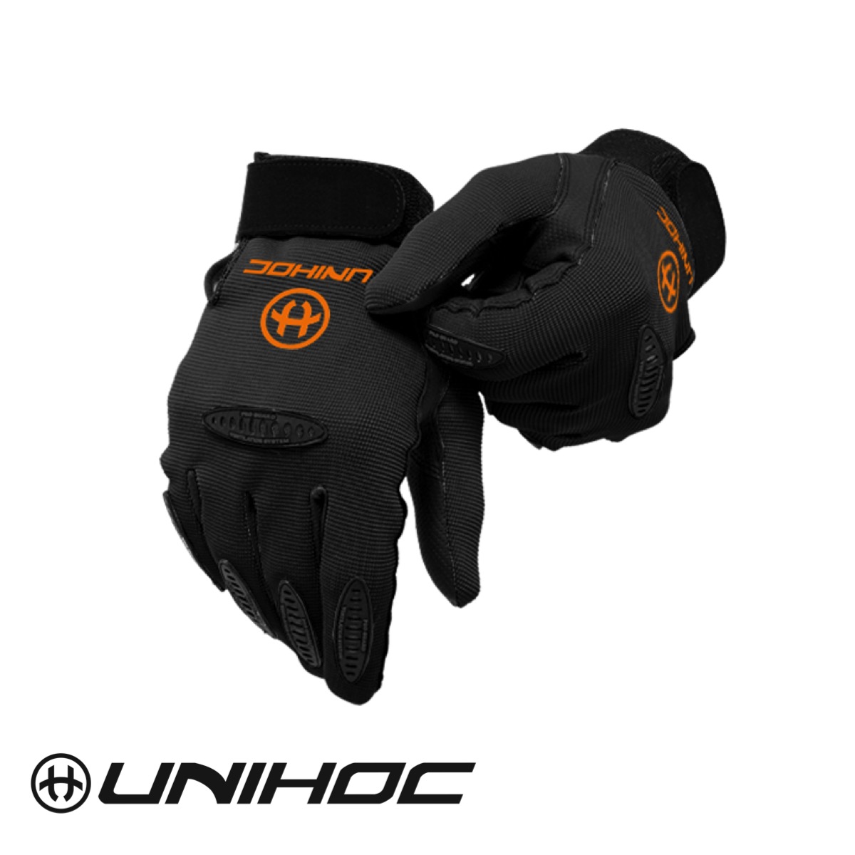 Unihoc Goalie Gloves PACKER black | Jamasi Floorball Shop