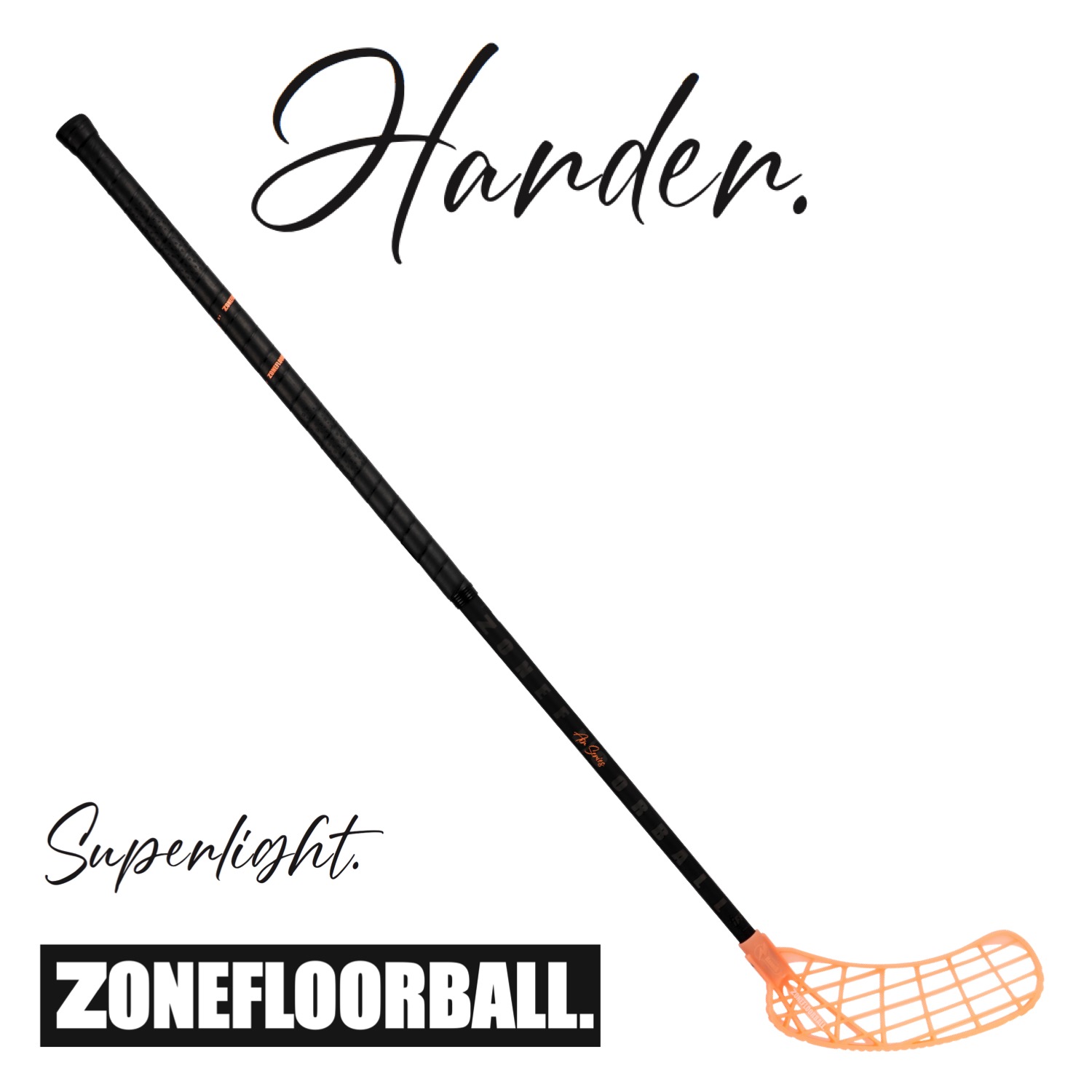 Zone HARDER AIR Superlight 26 black/ice coral | Jamasi Floorball Shop