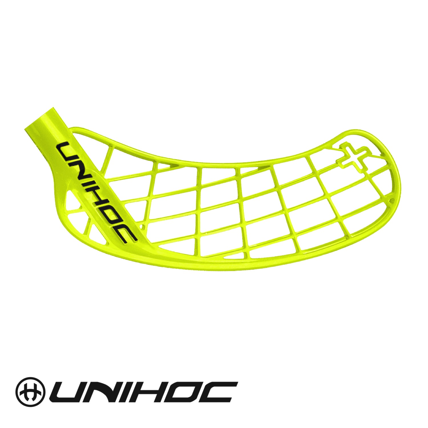 Unihoc PLAYER+ FeatherLight Medium neon gelb | Jamasi Floorball Shop